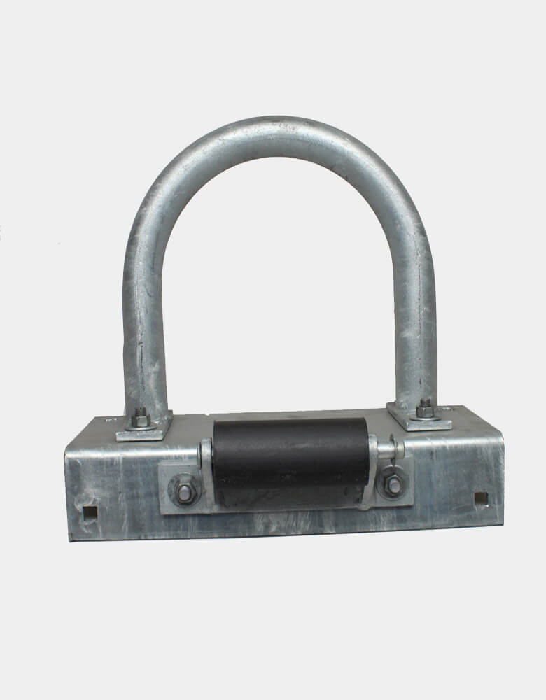 12" Pile Guide with Roller